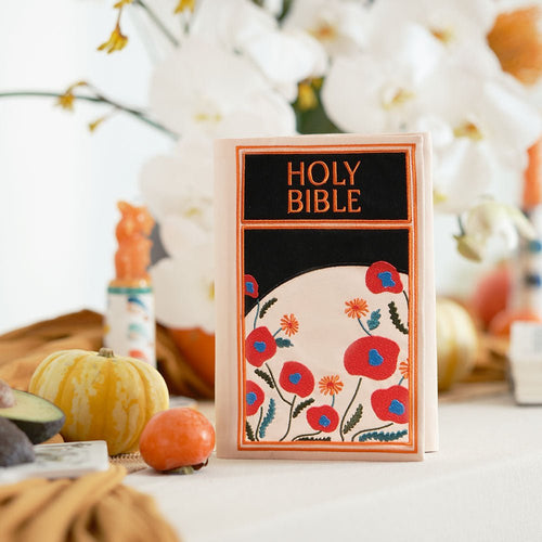 Bloom in Grace Embroidered Bible Cover | Fete