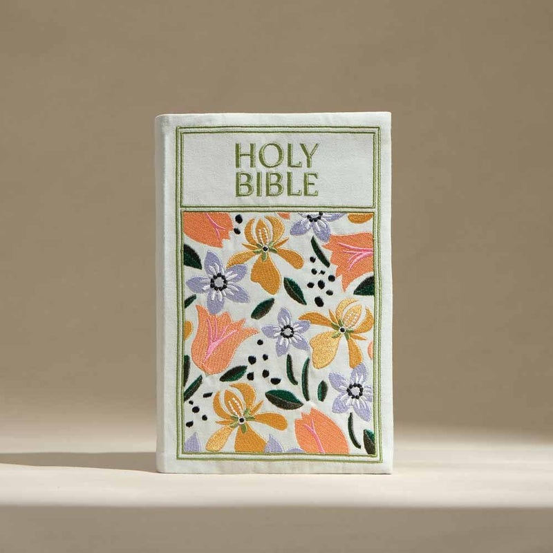 Wildflowers Embroidered Bible Cover | Fete